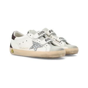 Golden Goose | Shoes | Golden Goose Old School Velcro Sparkle Sneakers ...